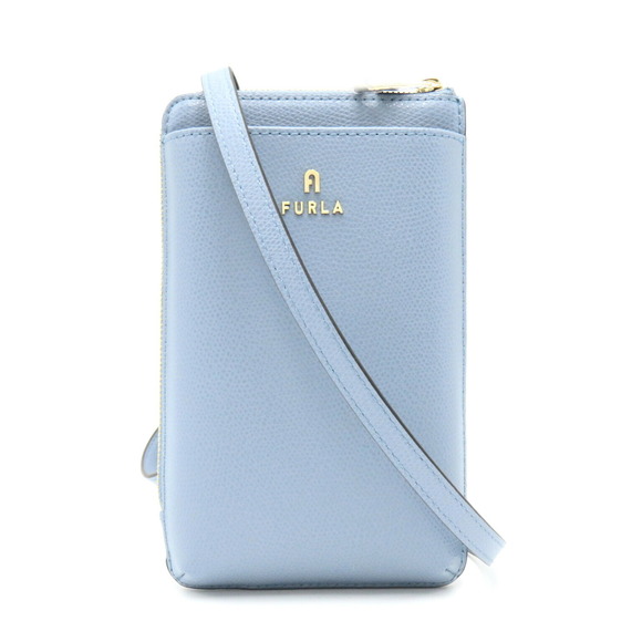 Furla | Bags | Furla Furla Leather Shoulder Bag Blue Leather Crossbody ...